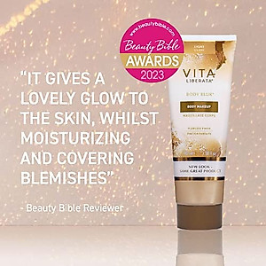 Vita Liberata Body Blur, Leg and Body Makeup. Skin Perfecting Foundation for Flawless Bronze, Easy Application, Radiant Glow, Evens Skin Tone, New Packaging