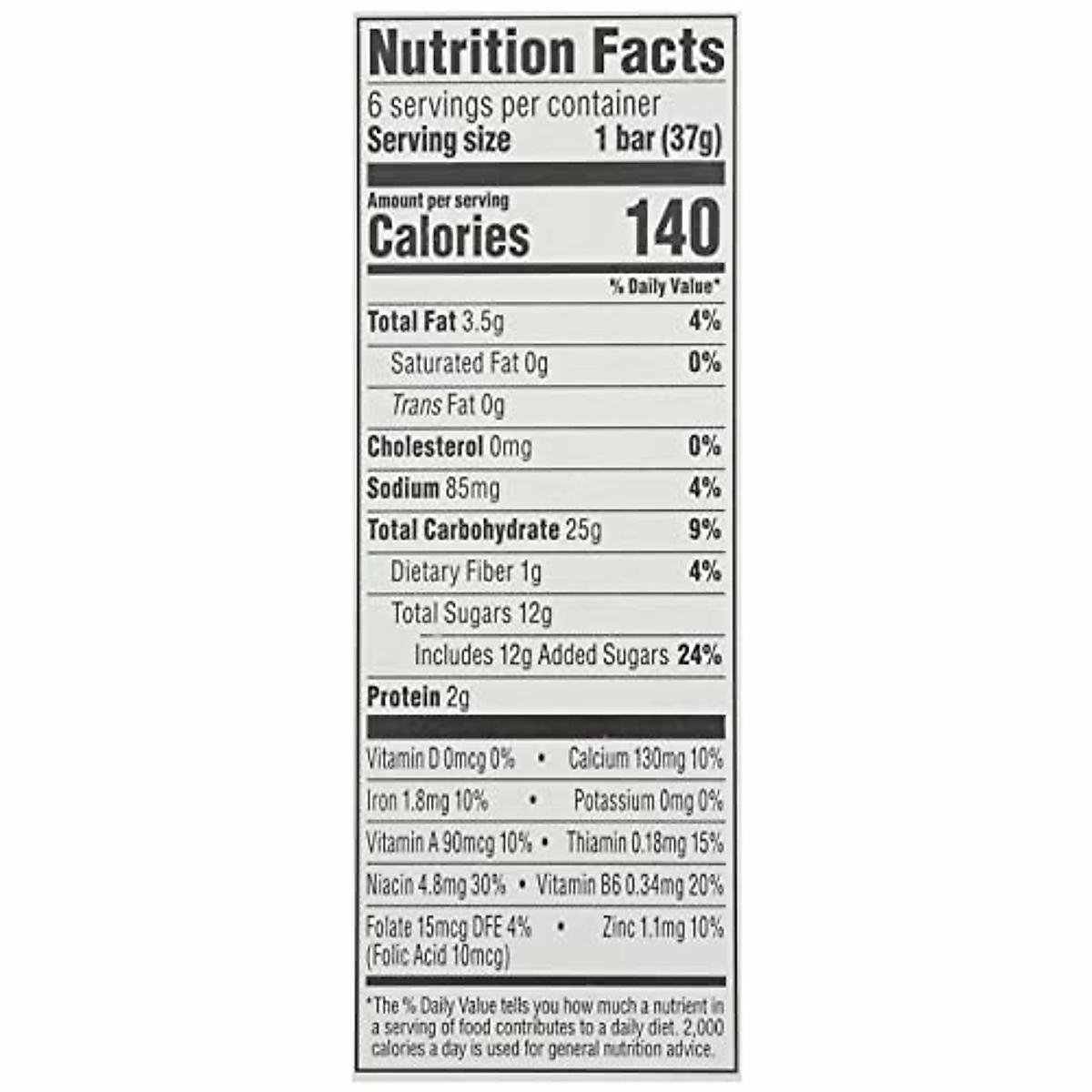 365 by Whole Foods Market, Organic Blueberry Cereal Bar 6 Count, 7.8 Ounce