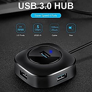SHYPT USB 3.0 Multi USB Splitter Divisor Adapter 4 Speed Mini Multiple USB 3.0 HUB Port USB-HUB Expander