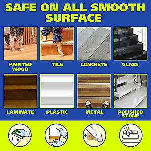 Anti Slip Tape | Glow in The Dark | Non-Slip Safety Friction Tape | Waterproof Outdoor | Home, Commercial & Industrial Use, Stair Tread, Ladders | Clear Grip Tape | 2 in x 30 Ft