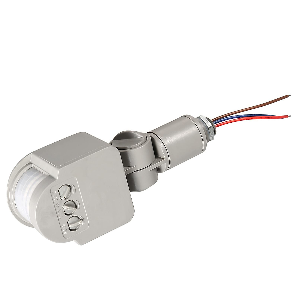 FTVOGUE Outdoor 90~250V 180 Degree Infrared PIR Motion Sensor Detector Wall Light Switch Gray