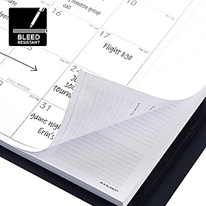 AT-A-GLANCE 2022-2023 Planner, Weekly & Monthly Academic, 8-1/4" x 11", Large, Contemporary Lite, Black (7057XL0523)