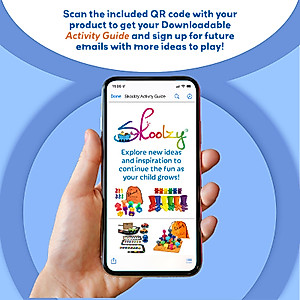 Skoolzy 30 Pcs Lacing Beads | Motor Skills Toys for Toddlers 3-5 | Lacing Toy or fine Motor Skills Toys for 3-4 Year Old | Toddler Beads Perfect as Teaching Lacing Toys | stringing Beads for Kids 3-5