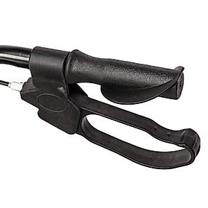 Rollator Walker with Seat, Steel Rolling Walker with 8-inch Wheels Supports up to 286.6lbs,Rolling, for Injuries, Seniors, & Adults (Black)