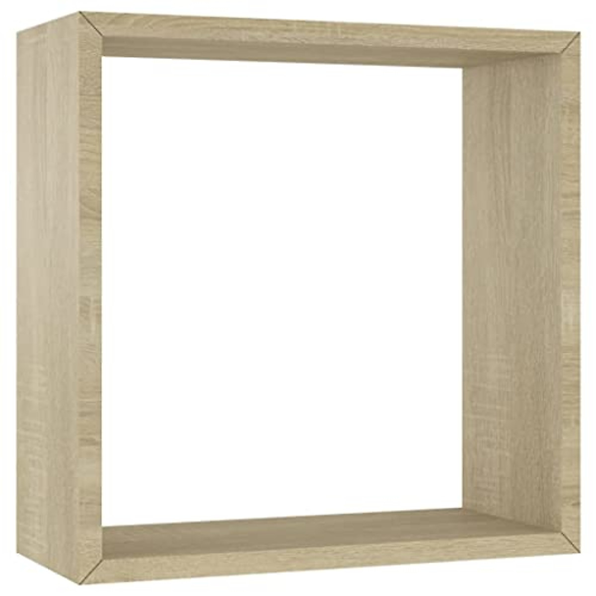 YAFF Wall Cube Shelves 3 pcs Sonoma Oak (6.27lbs)