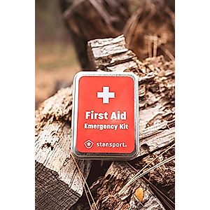 Stansport Vintage Tin Emergency First Aid Kit