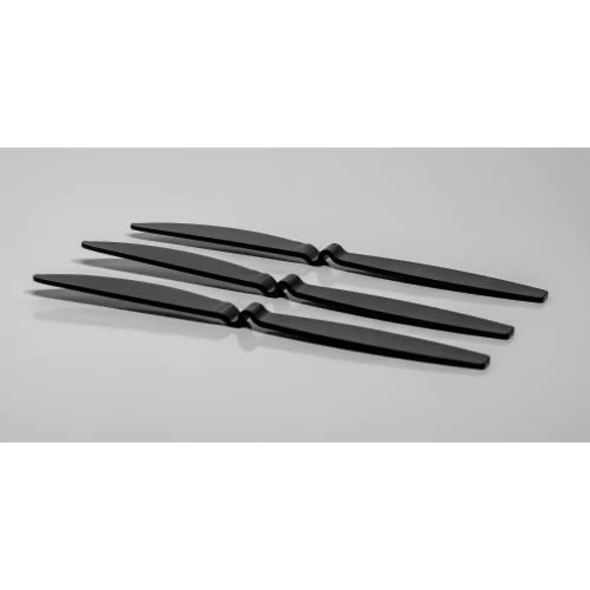 Go Touchless! Ergonomic Flatware Cutlery Set for 12 | Fork, Spoons & Knives Silverware Utensil Set | Reusable Dinnerware Sets Plastic Top Rack Dishwasher Safe | Black Flatware 36 Count