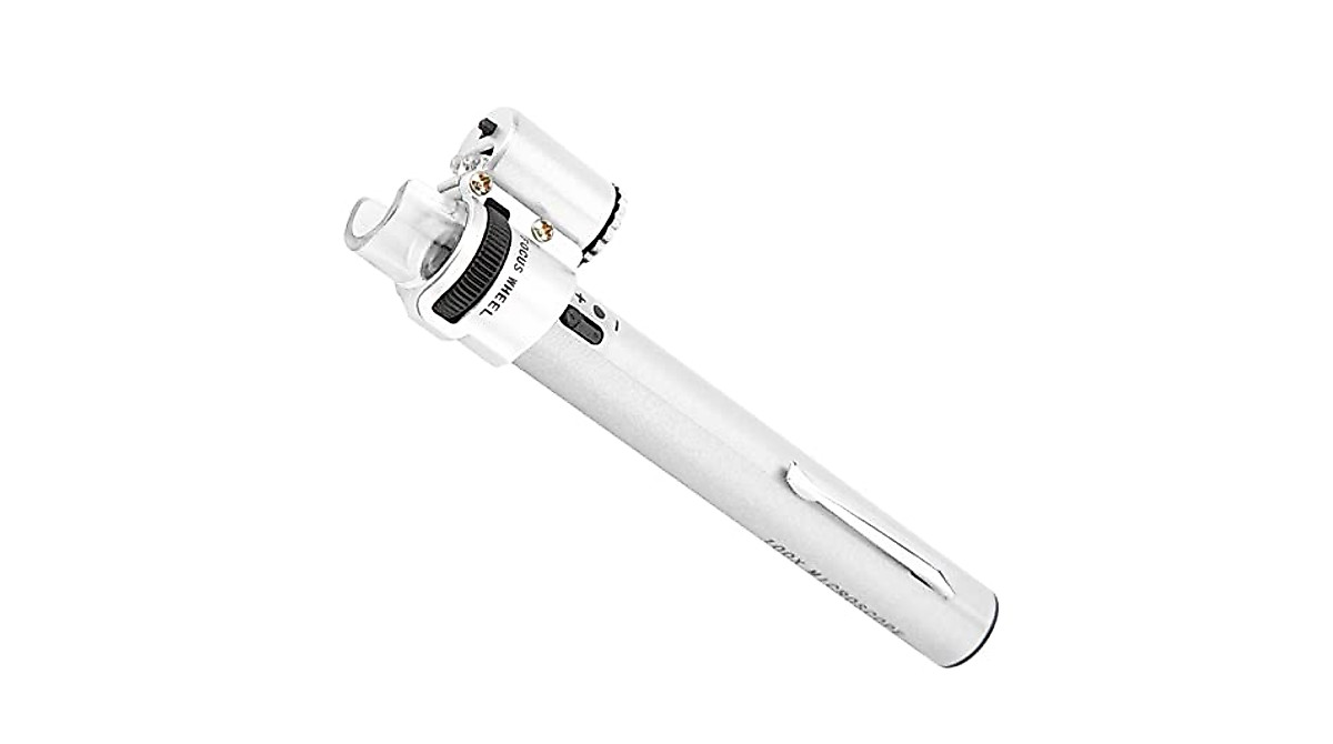 Compact 100X Microscope for Kids - Portable LED Magnifier
