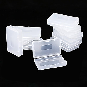 Junsi 10pcs Game Cartridge Case Clear Protective Case Compatible with Nintendo Gameboy Advance GBA SP