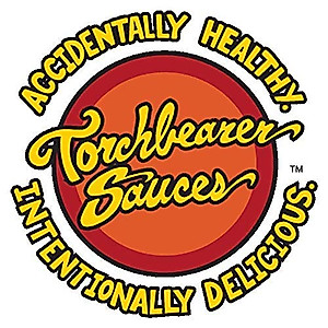 Torchbearer Sauces Garlic Reaper Sauce, 5 ounces - Carolina Reaper Peppers - All Natural, Vegan, Extract-Free, Made in USA and Featured on Hot Ones