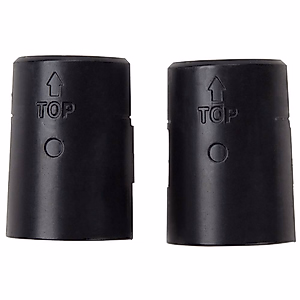 24 Pieces(12 Pairs) Wire Shelving Shelf Lock Clips for 1" Post- Shelving Sleeves Replacements for Wire Shelving System, Black