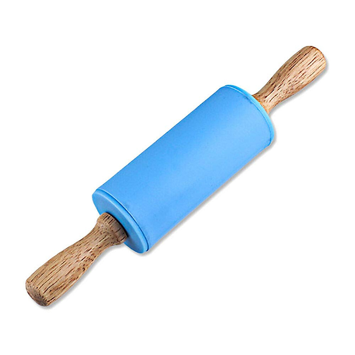 Small Rolling Pin for Kids Child, Wooden Handle Rolling Pin Non-Stick Silicone Rolling Pin, Rodillo de Cocina Rodillos Para Reposteria Fondant, Rodillos Para Masa.