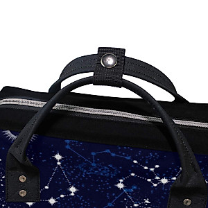 A Seed Baby Diaper Bag Backpack Tote Sun Moon Star Galaxy Space Universe Planet