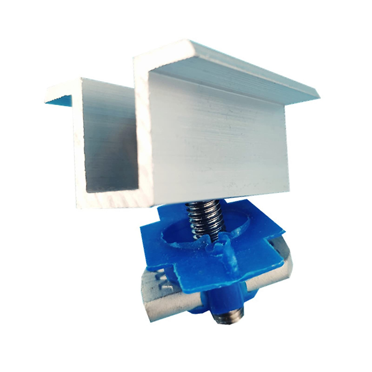 10 Pcs Adjustable Solar Panel Mounting Bracket Clamp Wide Photovoltaic Support Mid Clamps Bracket for Solar Panel System pv photovoltaic mounting Bracket