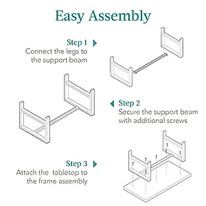Best Choice Products 44in Modern Coffee Table Butcher Block Top Large Accent Table, Rectangular Wood Industrial Rustic Coffee Table for Living Room w/ 2in Metal Legs, 3in Tabletop - Brown