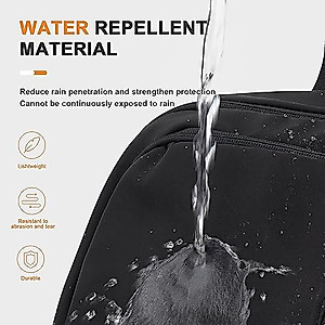 weradar Black Backpack For High School Women,Waterproof Middle School bag For Teen Girls Boys,Casual Daypack Bookbag Lightweight College Backpack For Men