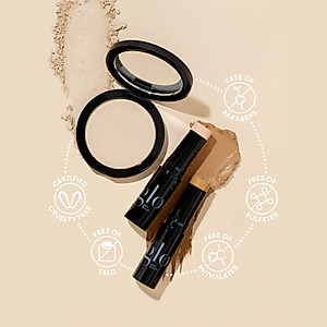 Glo Skin Beauty Luminous Liquid Mineral Foundation Makeup with SPF 18 (Brûlée) - Improves Uneven Skin Tone, Smooths & Corrects Imperfections, Sheer to Medium Coverage, Dewy Finish