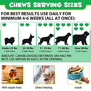 Probiotics for Dogs with Prebiotics and Digestive Enzymes, Dog Probiotics Chews Omega-3 & 6, Vitamin, Improve Digestion, Immunity, Reduce Diarrhea, Gas