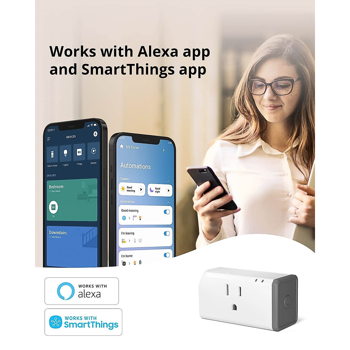 SONOFF S31 Lite 15A Zigbee Smart Plug ETL Certified, Works with SmartThings, and Amazon Echo Plus, Hub Needed for Amazon Alexa 2-Pack