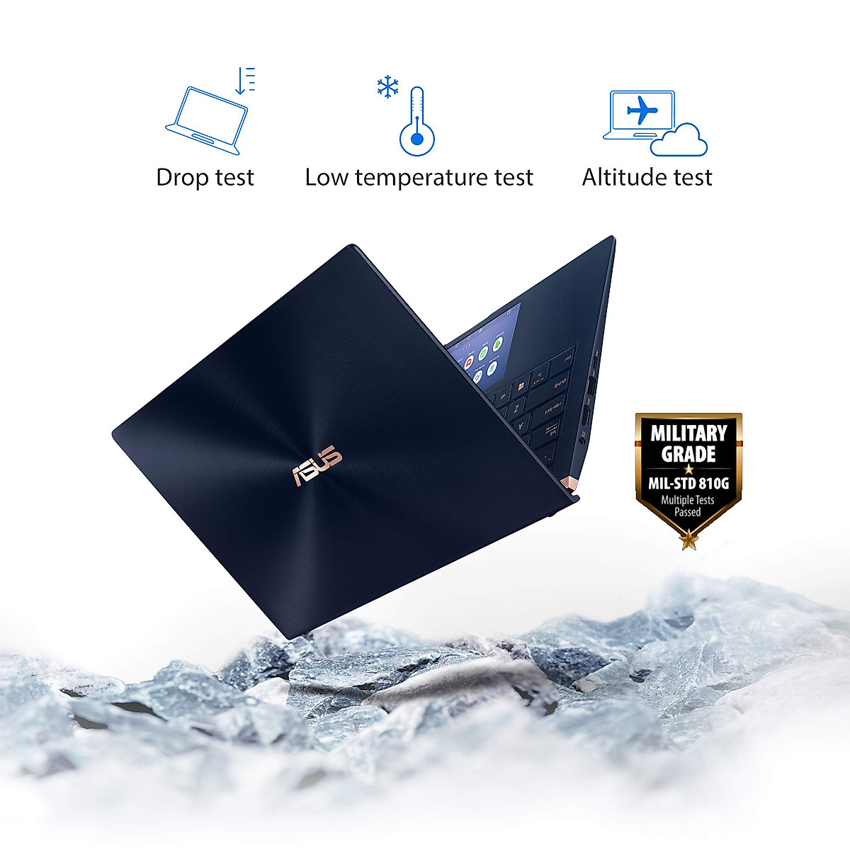 Asus ZenBook 14 Ultra-Slim Laptop 14 Full HD NanoEdge Bezel, Intel Core i7-1065G7, 8GB RAM, 512GB PCIe SSD, NumberPad, Thunderbolt 3, Windows 10 Home, Pine Grey, UX425JA-EB71 (Renewed)