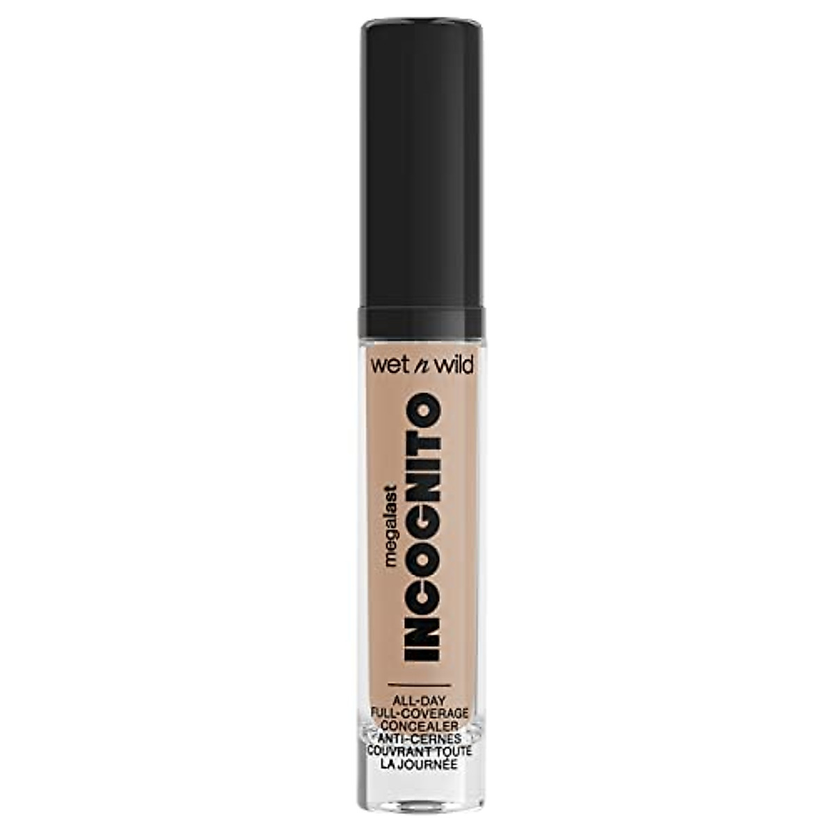 wet n wild Mega Last Incognito All-Day Full Coverage Liquid Matte Concealer, Light Honey