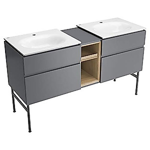 American Standard 1297001.020 Studio S 24-inch Vanity Top Sink – Center Hole, White