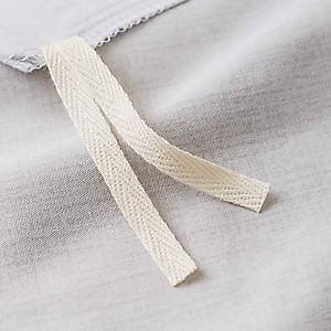 SUSYBAO Pink Striped Duvet Cover King 100% Cotton Gray White Striped Duvet Cover 3 Pieces Set 1 Farmhouse Horizontal Stripe Duvet Cover with Zipper Ties 2 Pillowcases Soft Grey Geometric Bedding