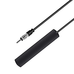 Universal Car Radio Antenna Car Stereo AM FM Hidden Windshield Adhesive Mount Patch Antenna for Vehicle Truck SUV Car Stereo in Dash Head Unit CD Media Receiver Player Audio HD Radio Player Amplifier