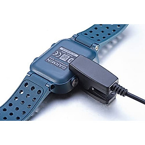 TUCANA Charge Cable Compatible for Garmin Approach S20/G10 Forerunner 235/35/64/230/630/645/645 Music/735XT/Vivomove HR/Lily, Replacement USB Charger Adapter, Charging Clip Sync Data Cable (1 pcs)