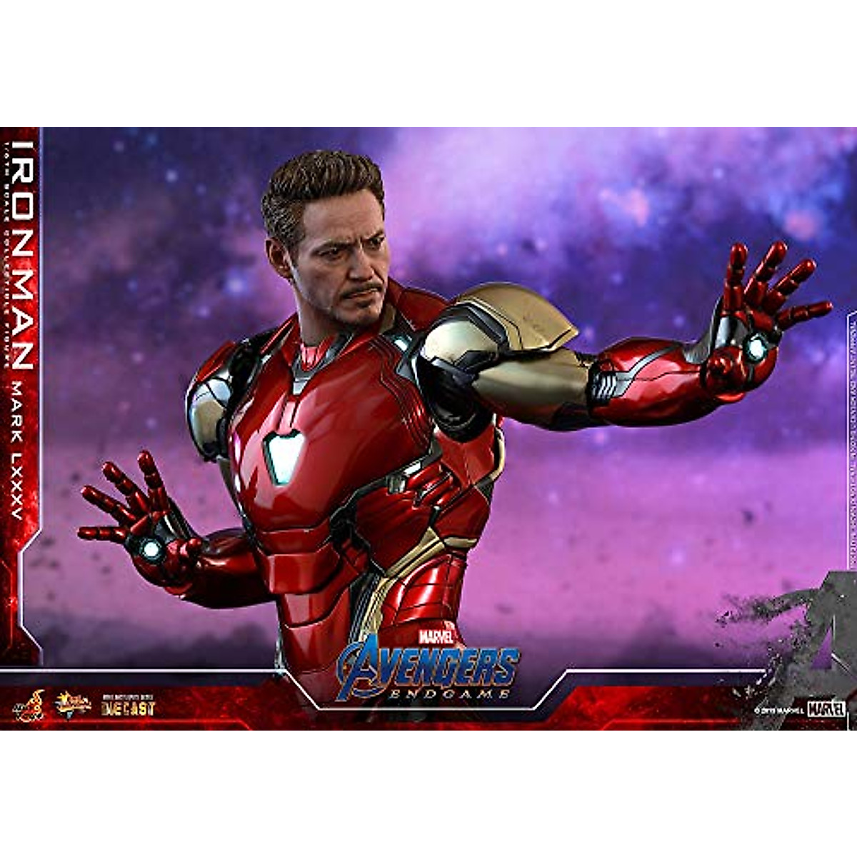 Hot Toys Marvel: Avengers Endgame - Iron Man Mark LXXXV 1:6 Scale Figures, Multicolor, HT904599