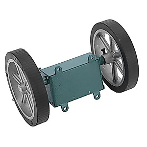 Uxsiya Meter Counter, Simple Mechanism Green Length Counter Reset Key Stainless Steel Rubber Alloy for Plastic Film for Leather