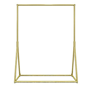 NEOCHY Clothing Display Racks, Iron Heavy-Duty Hangers, Open Child Clothing Store Display Racks/Golden/100X40X150Cm