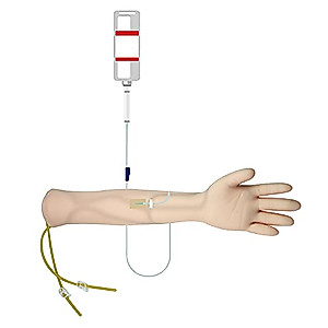 IV Practice Arm - Anatomy Lab IV Training Kit,Phlebotomy and Venipuncture Practice Arm,Model for Training and Perfecting IV/Phlebotomy/Venipuncture Procedures and Techniques