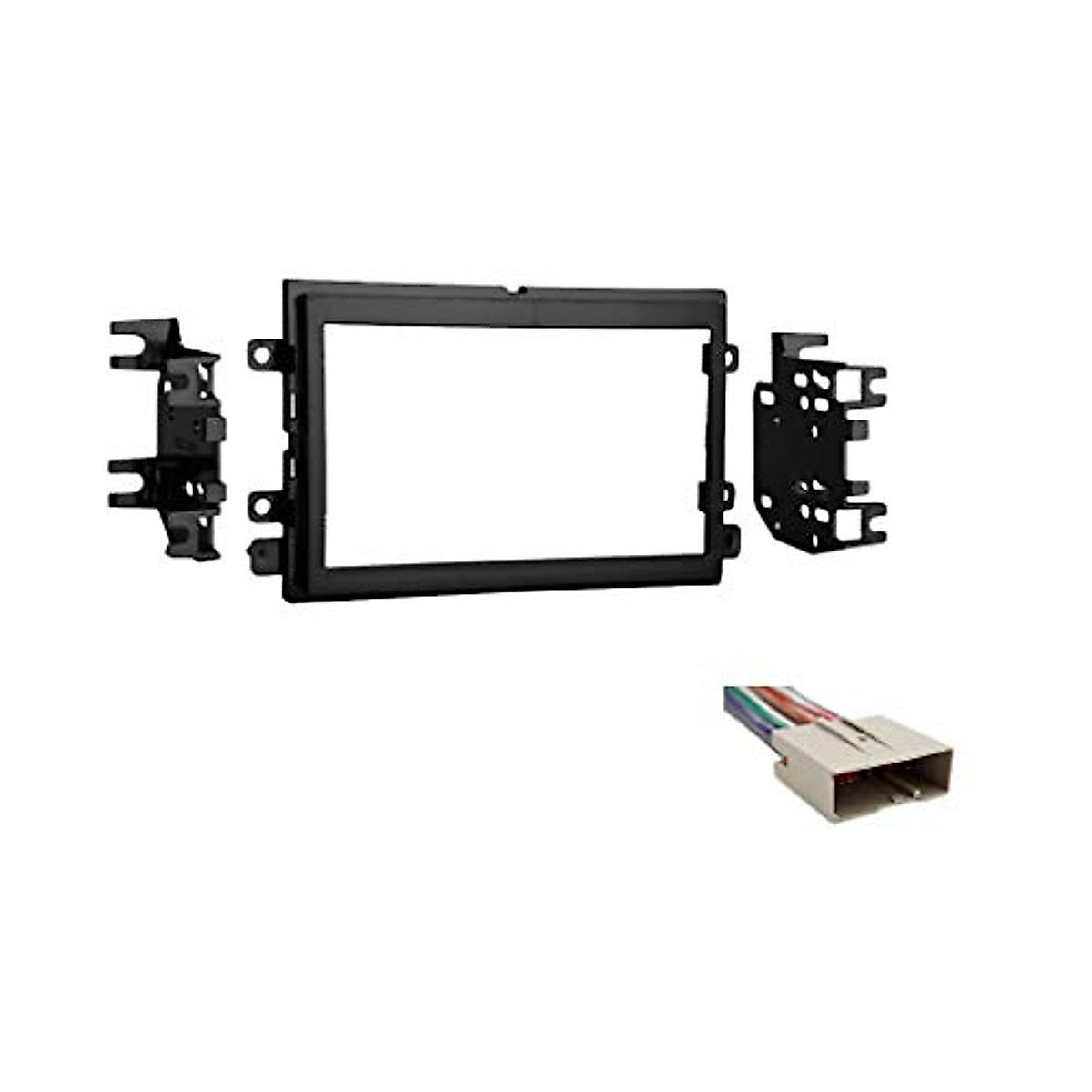 Compatible with Ford F 250 350 450 550 2013 2014 2015 2016 Double DIN Stereo Radio Install Dash Kit New