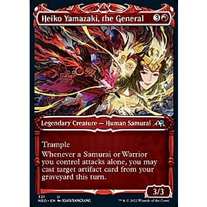 Magic: the Gathering - Heiko Yamazaki, The General (321) - Showcase - Kamigawa: Neon Dynasty
