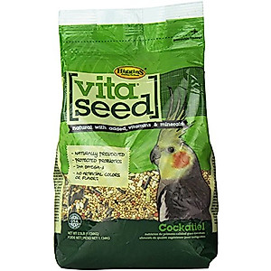 Higgins Vita Seed Cockatiel Food 2.5 LB Bag (Fast by Just Jak's Pet Market