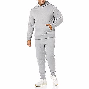 Amazon Aware Men's Fleece Hoodie, Grey Heather, Medium