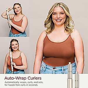 Shark HD430 FlexStyle Air Styling & Drying System, Powerful Hair Blow Dryer & Multi-Styler with Auto-Wrap Curlers, Paddle Brush, Oval Brush, Concentrator Attachment, Stone