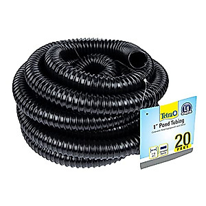 Tetra Pond Pond Tubing 1 Inch Diameter, 20 Feet Long, Connects Pond Components, Black (19736)