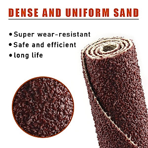 NuoDunco 2 Inch Cartridge Rolls Engine Porting Tool for Die Grinder 48 Pcs (80/100/120/240 Grit) 2-Type Cylinder Head Sanding Cone with 2 Pcs 1/4" Stem Mounting Mandrels