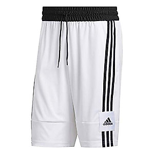 adidas Men's 3g Speed X Shorts, White/Black/Black, X-Large