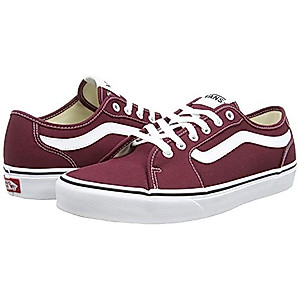 Vans Men's Filmore Decon Platform Shoes, Red Canvas Port Royale White 8j7, 43