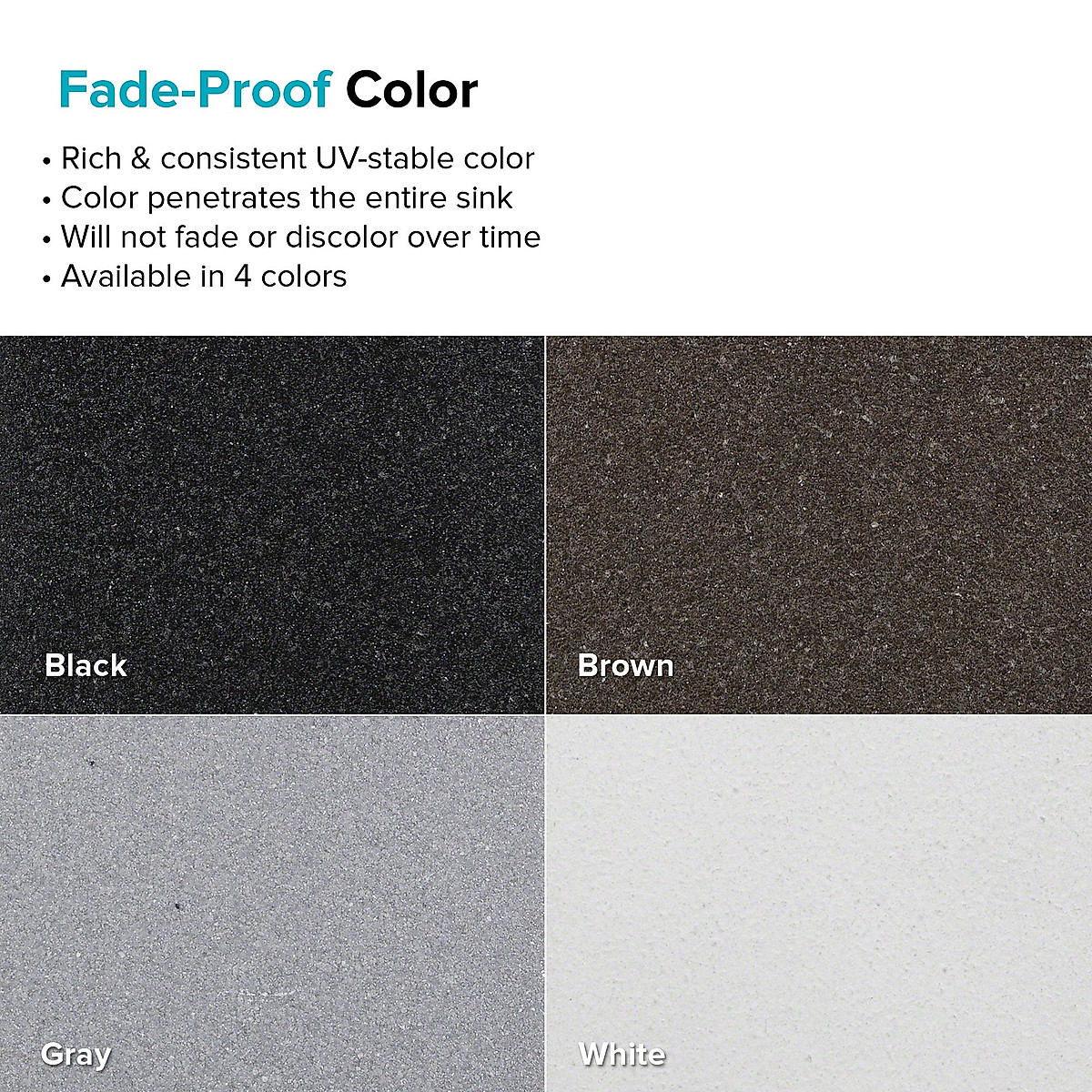 KRAUS KGD-441 Quarza 25-inch Dual Mount Single Bowl Granite Kitchen Sink in Black