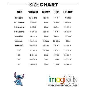 Disney D100 Stitch Mickey Mouse Winnie the Pooh Newborn Baby Boys Bodysuit Multicolor Newborn