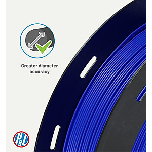 PRINTALOT PETG 3D Printer Filament, Dimensional Accuracy +/- 0.03 mm, 1 kg Spool, 1.75 mm, Silver Silk