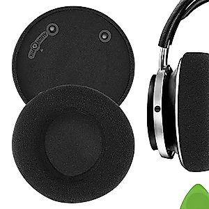 Geekria Comfort Velour Replacement Ear Pads for Philips Audio Fidelio X2HR, X1 Headphones Ear Cushions, Headset Earpads, Ear Cups Cover Repair Parts (Black)