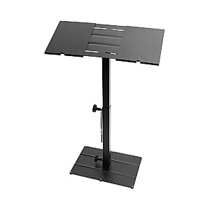 On-Stage KS6150 Compact MIDI/Synth Utility Stand,Black