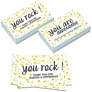 JINMIKEJI 200 Pieces You Are Awesome Cards Colorful Thank You For Making a Difference Cards Thank You Note Cards Appreciation Insert Greeting Card for Staff Teacher Employee Doctor Volunteer
