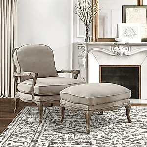 Homelegance Parlier Show Wood Accent Chair, Neutral