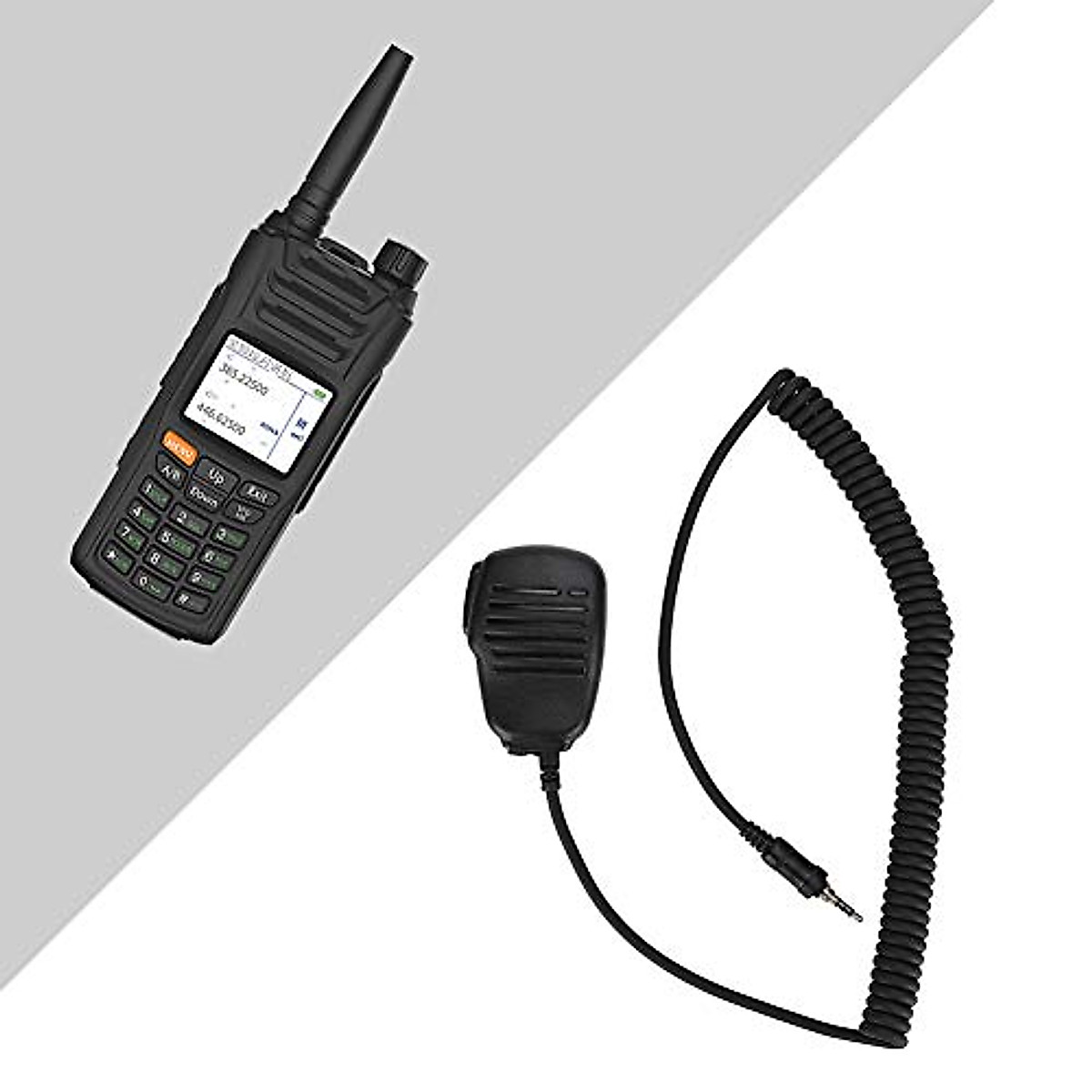 Speaker Mic for Yaesu Vertex Walkie Talkie VX-6R, VX-7R, VX-6E, VX-7E, VX-120, VX-127, VX-170, VX-246, VX-270, VX-177, VX-700, VX-710 etc,Waterproof and 360 Degrees Rotation PTT Hand Microphone